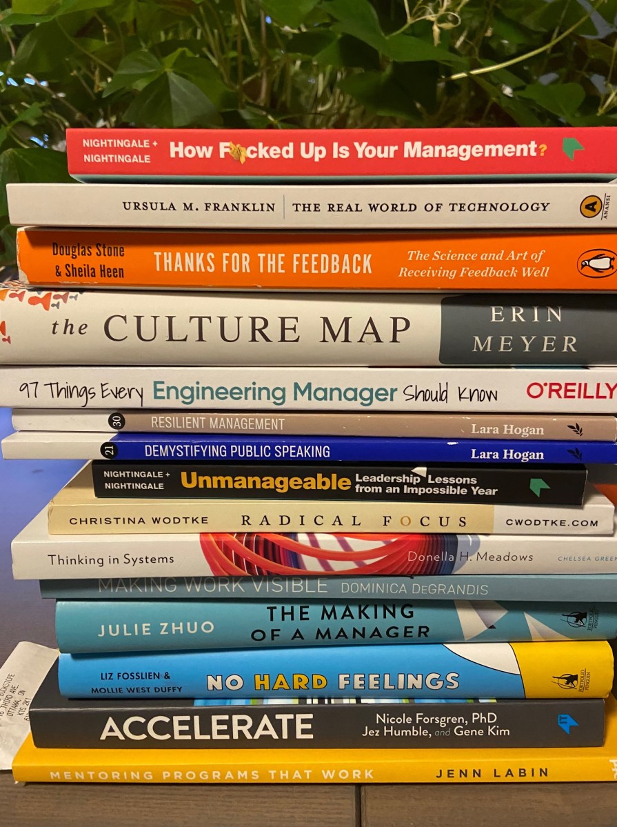 My favourite books for new managers – Built to Run
